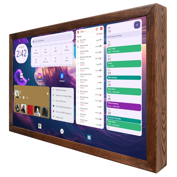 Touch Screen Calendar - Etsy