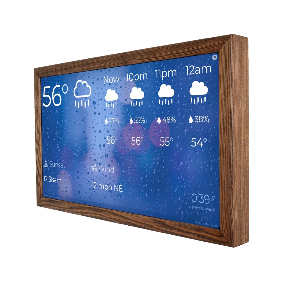 24 Inch Smart Weather Dashboard: Digital Family Planner, Dakboard ...