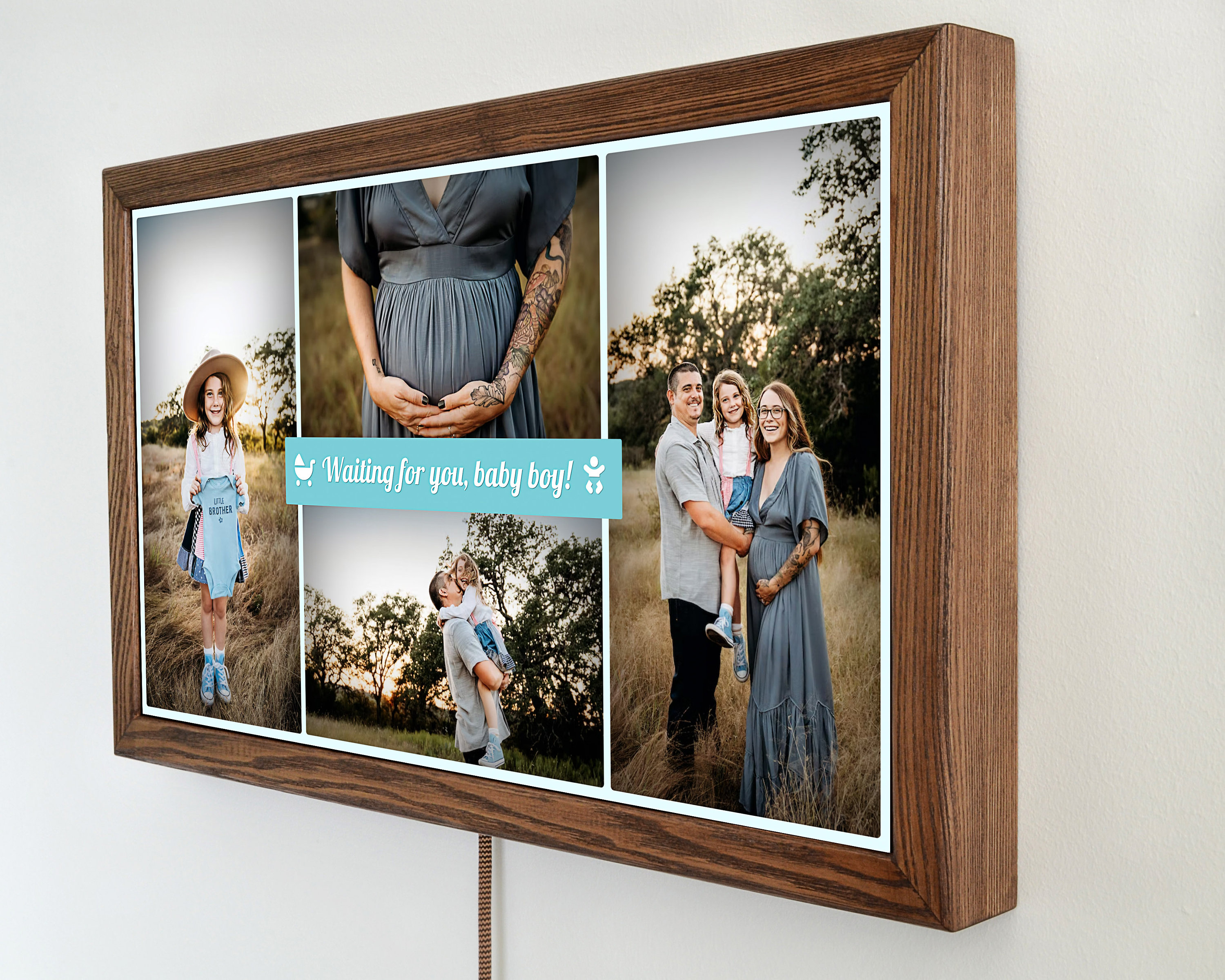 Personalized 24 Inch Digital Smart Screen, Dakboard Frame, Weather ...