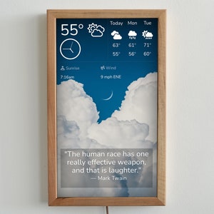 Electronic Wall Calendar 24 Inch, Family Command Center, Home Assistant ...