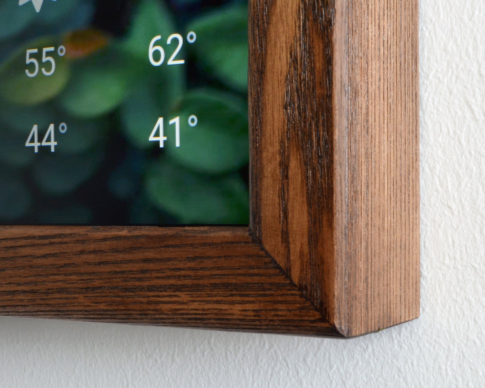 Digital Calendar 24 Inch in Wooden Frame Home Planner Family - Etsy