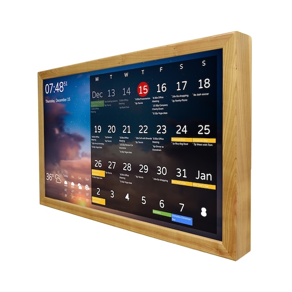Electronic Planner 8 Inch Digital Calendar With Smart Reminders - 90 ...