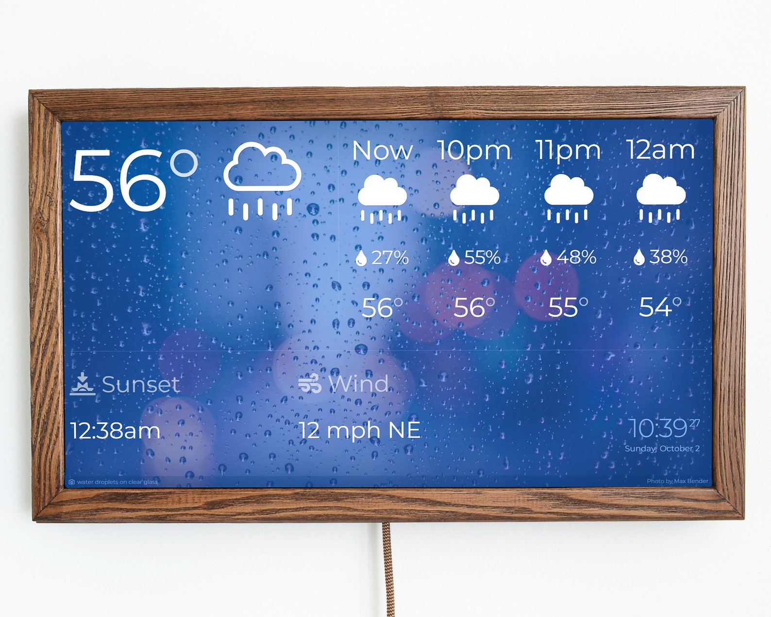24 Inch Electronic Wall Calendar: Digital Family Command Center in ...