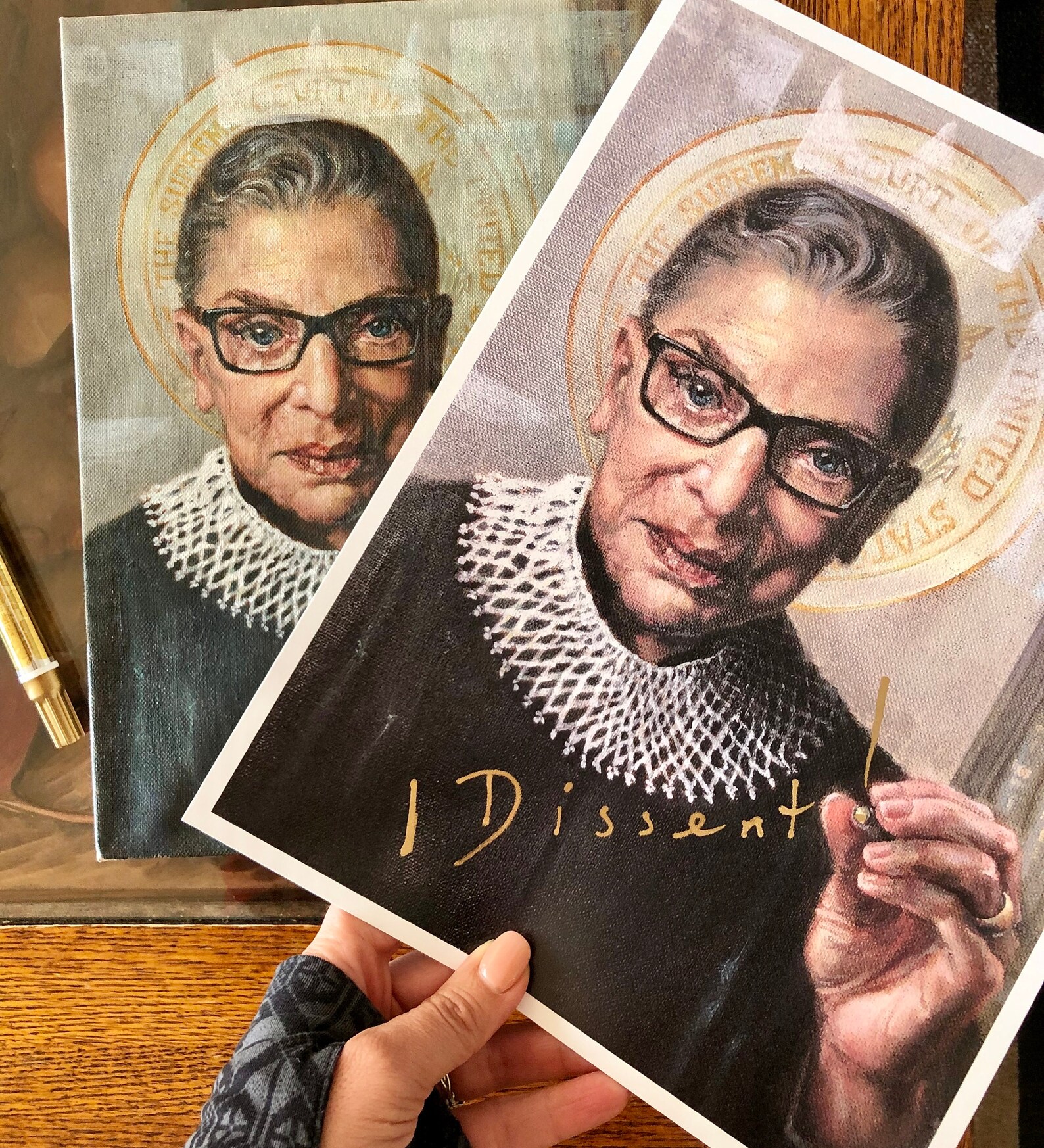 RBG portrait fine art PRINT | Etsy