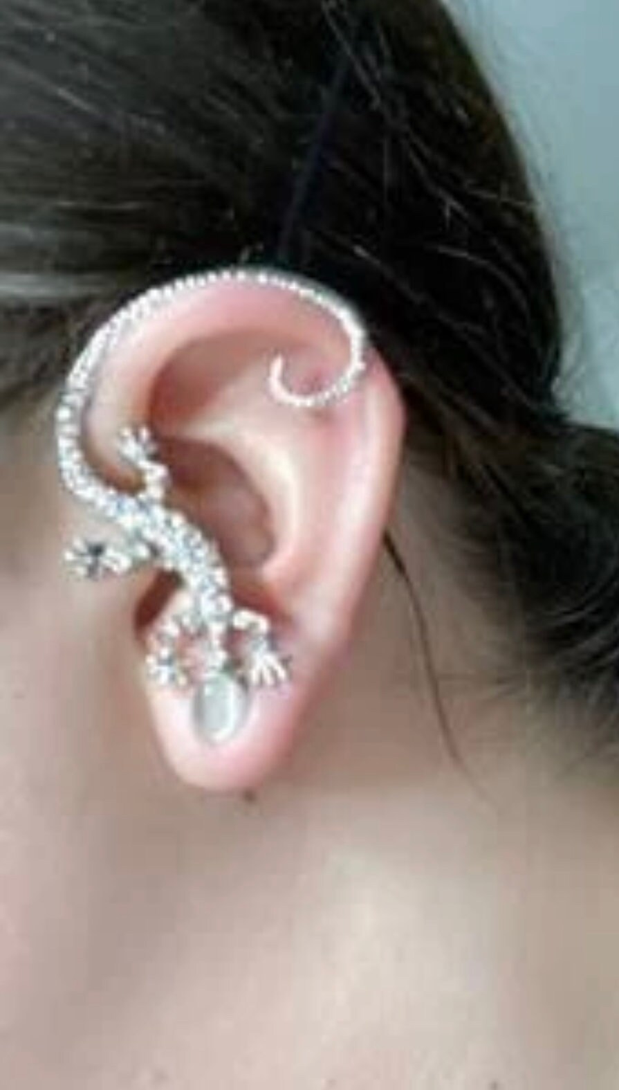 1pc Rhinestone Ear Climber Fashion Earrings Trendy Ear | Etsy