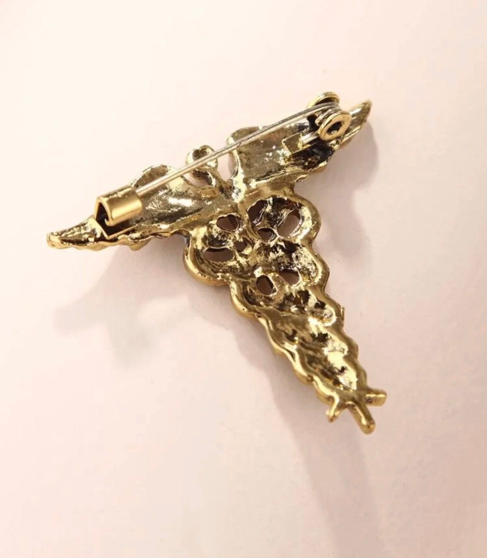 Gold Brooch Angel Wing Brooch Wing Brooch Luxury Brooch - Etsy