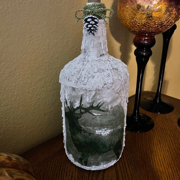 Decoupage Bottles - Etsy