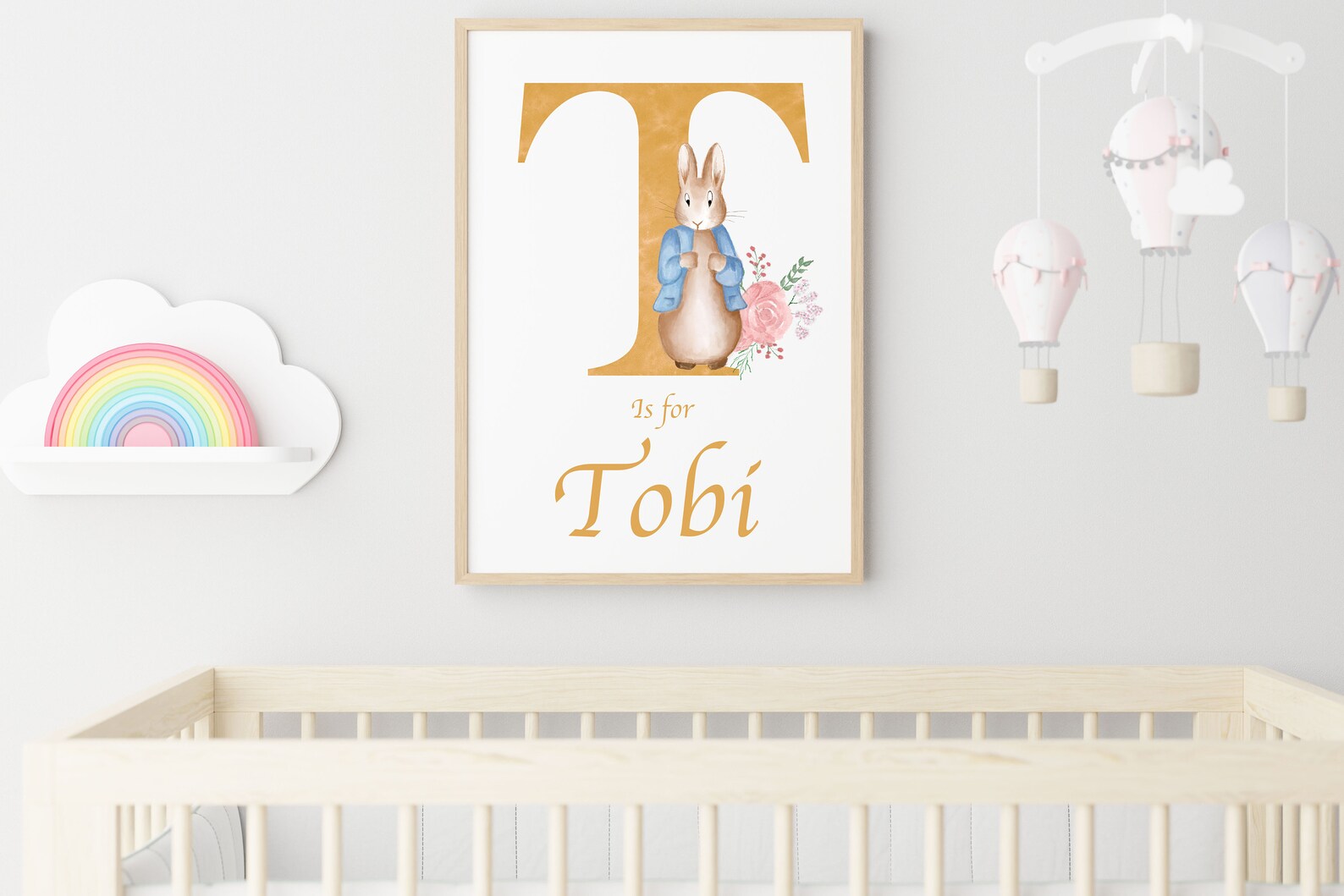 Peter Rabbit Floral Alphabet Watercolour Digital PNG Files | Etsy