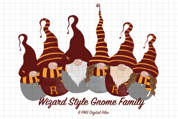 Wizard Style Gnomes Wizard Gnome Gonk Gonks Digital | Etsy