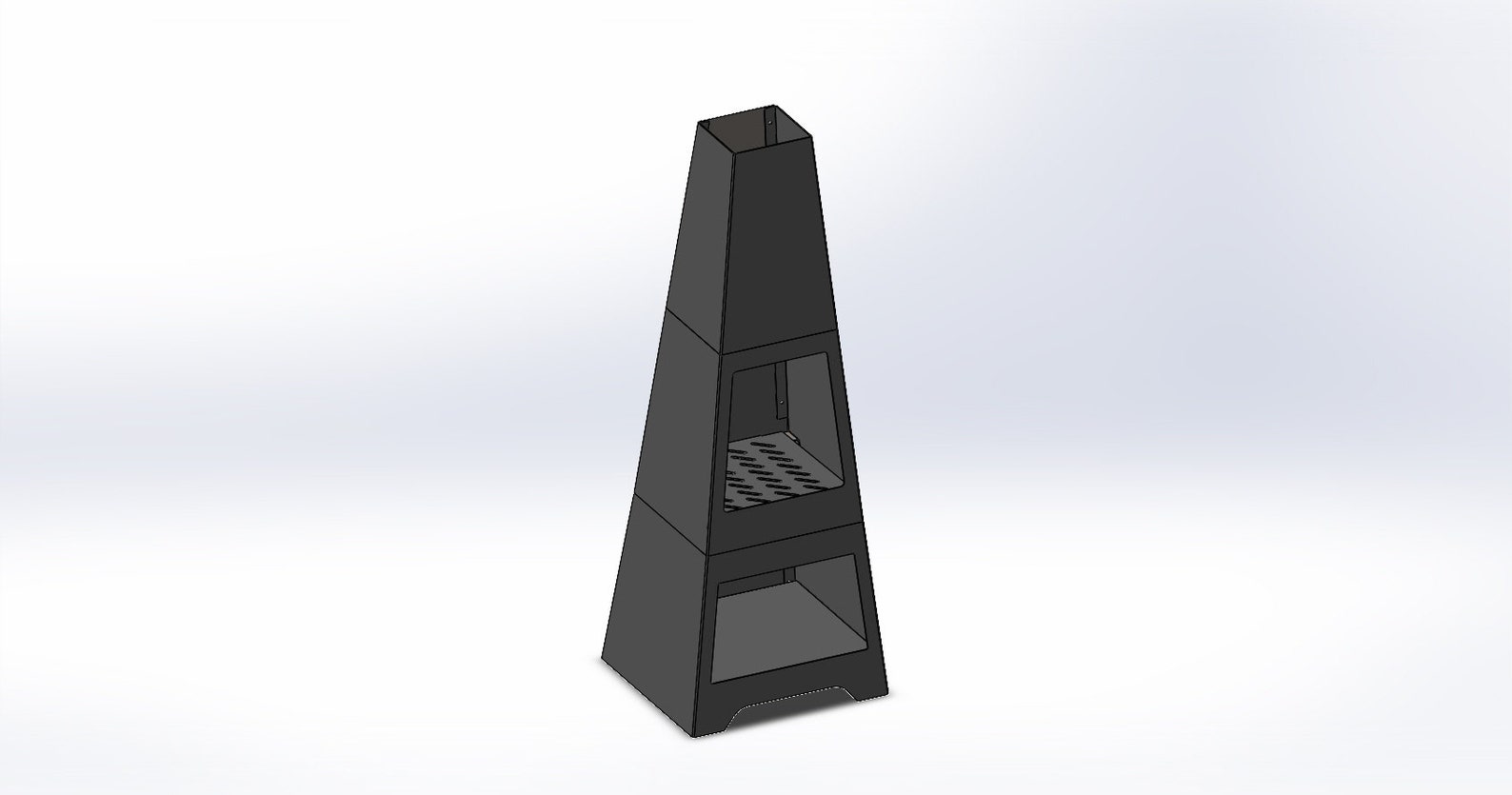 Pyramid Fire Pit, Digital Product, Files DXF for CNC, Plasma, Laser ...