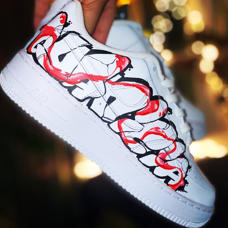 Graffiti Sneakers Nike Air Force One AF1 NIKE | Etsy