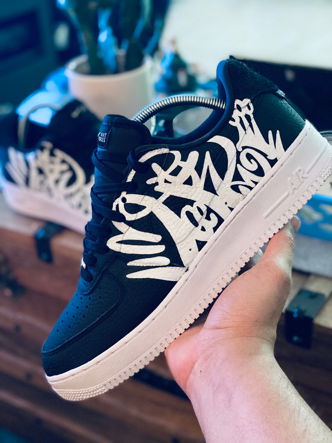 Graffiti Sneakers Nike Air Force One AF1 NIKE | Etsy