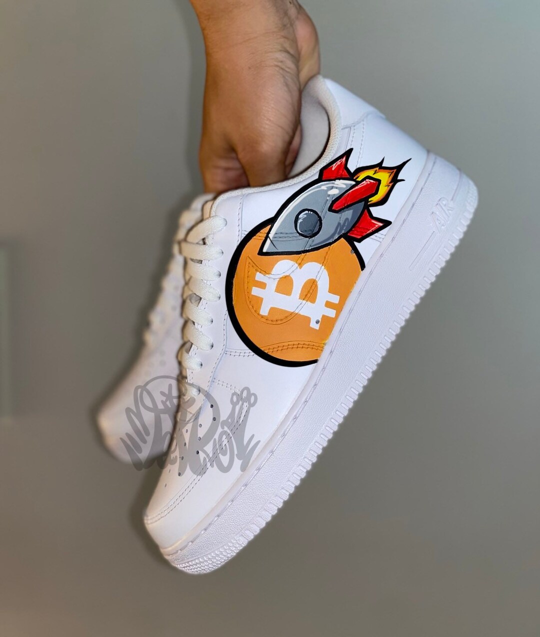 Satoshi Air, Custom Bitcoin Nike AF1 - Etsy