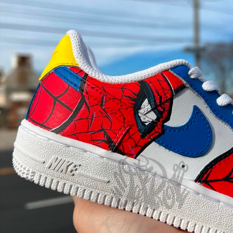 Spider Man Nike Custom AF1. - Etsy