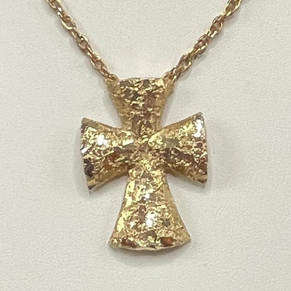 Sarah Coventry Cross Necklace - Etsy