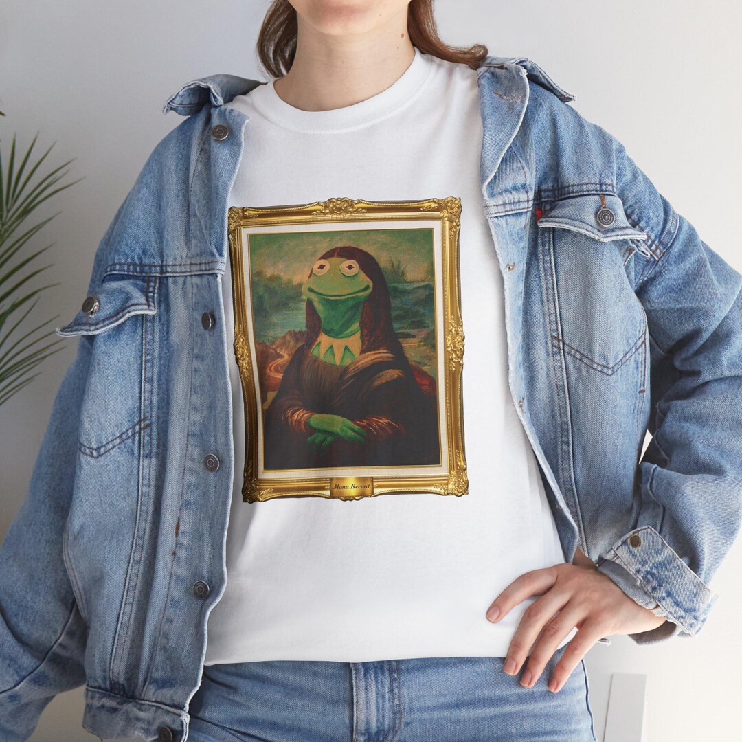 Mona Lisa Kermit the Frog Muppets Unisex Men Women T-shirt - Etsy