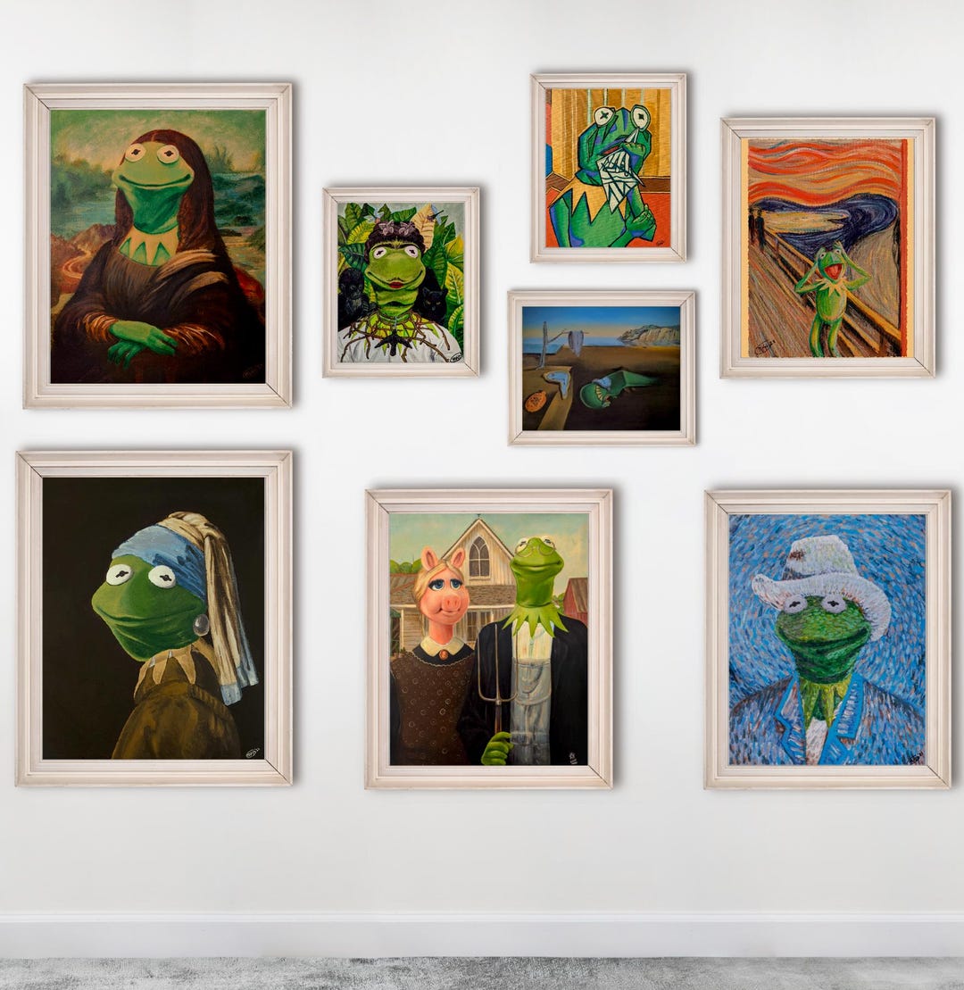 Kermit the Frog Art Collection Digital Download 11x14" Printable Art ...