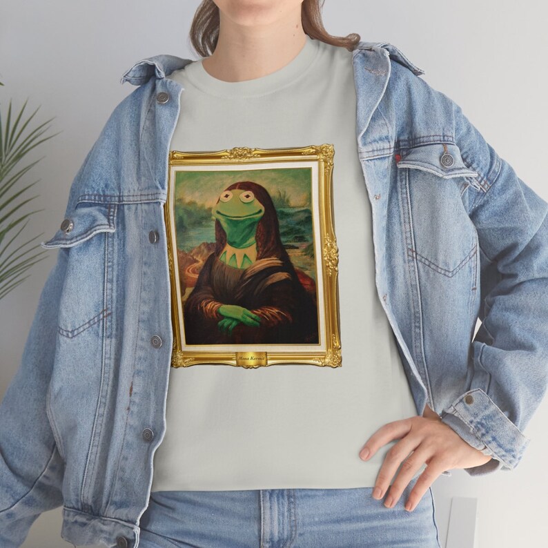 Mona Lisa Kermit the Frog Muppets Unisex Men Women T-shirt - Etsy