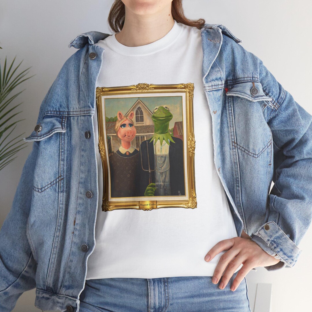 American Gothic Kermit the Frog Miss Piggy Muppets Unisex Men Women ...