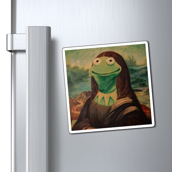 Mona Lisa Kermit the Frog - Etsy