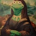 Mona Lisa Kermit the Frog Muppets Fine Art Canvas Wrap - Etsy Canada