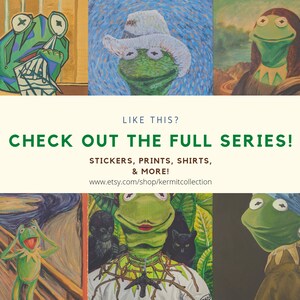 Mona Lisa Kermit the Frog Muppets Fine Art Canvas Wrap - Etsy