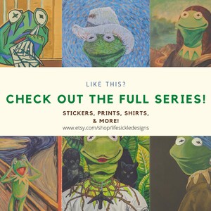 Mona Lisa Kermit the Frog Muppets Fine Art Canvas Wrap - Etsy Canada