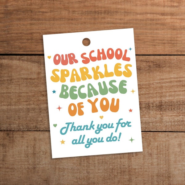 Printable Custodian Appreciation - Etsy
