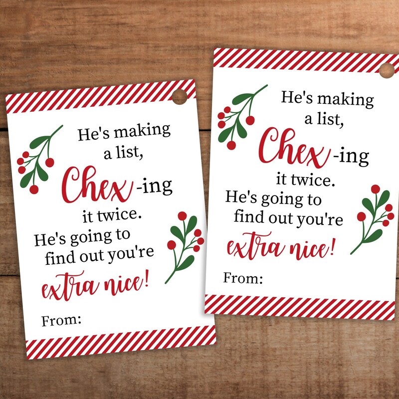 Chex Mix Tags - Etsy