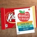 Teacher and School Staff Appreciation Kitkat Gift Tag Printable You ...