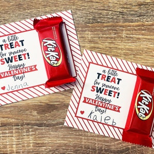 Valentines Day Gift Tag Card Printable A Little Treat for Someone Sweet ...