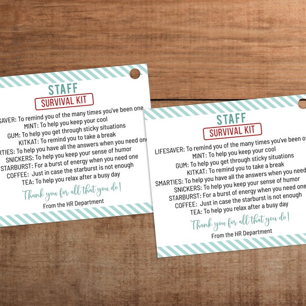 Work Survival Kit - Etsy