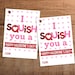 I Squish You a Happy Valentine's Day Gift Tag Squishy Fidget Toy for ...