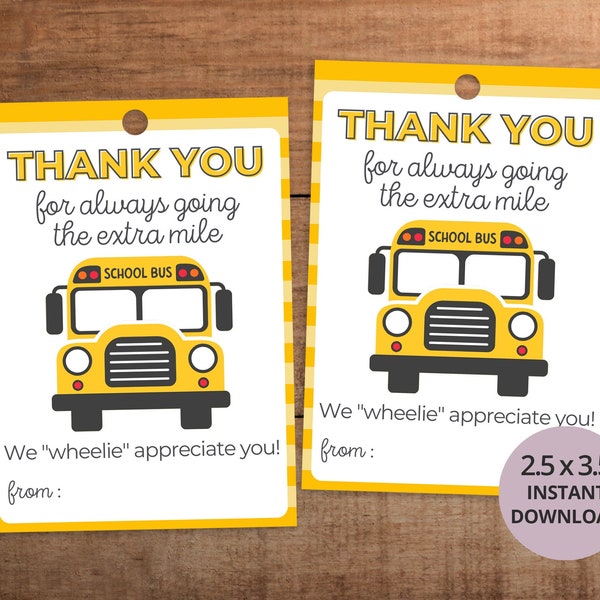 Bus Driver Thank You - Etsy