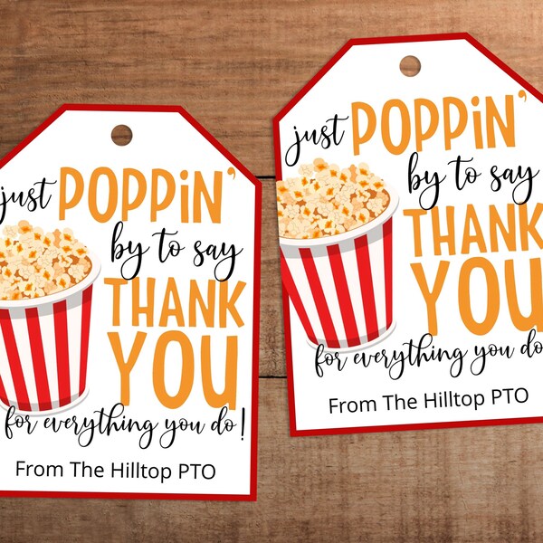 Pop It Gift Tag - Etsy