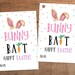 Easter Bunny Bait Gift Favor Tags Printable for Kids Neighbors Friends ...