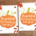 Fall Thanksgiving Teacher Appreciation Gift Tag Printable Thankful for ...