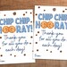 Chip Chip Hooray Gift Tag Printable Chocolate Chip Cookie - Etsy