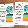 Editable Thank You Gift Tag Printable for Teacher Appreciation the ...