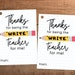 Teacher Appreciation Pencil Gift Tags Printable Thanks for Being the ...