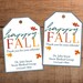 Fall Thanksgiving Teacher Appreciation Gift Tag Printable Thankful for ...