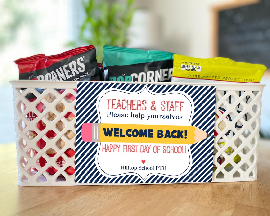 Editable Back to School Gift Tag: Teacher Appreciation Printable (PDF ...