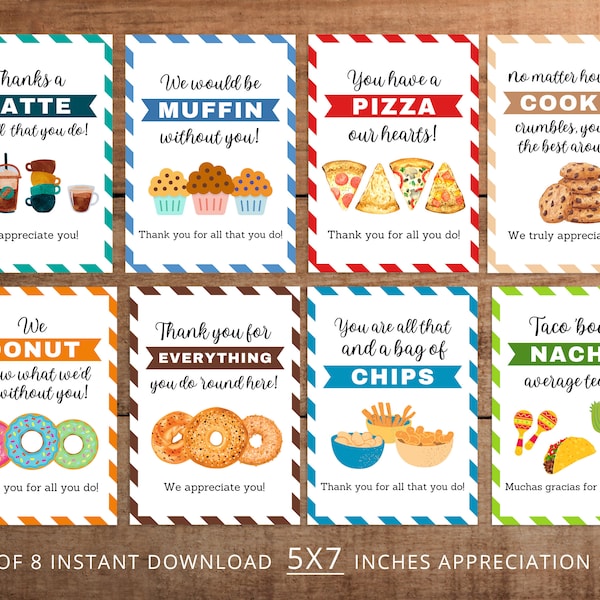 Printable Donut Appreciation Sign - Etsy