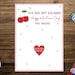 Classroom Valentines Printable Fruit Snack Valentine Card Kids ...