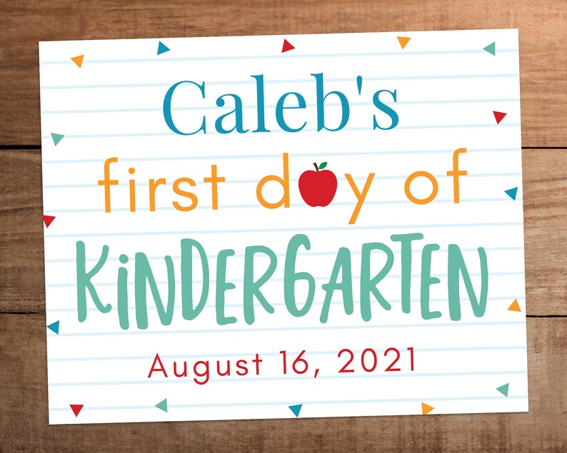 Editable First Day of School Sign Printable First Day of - Etsy