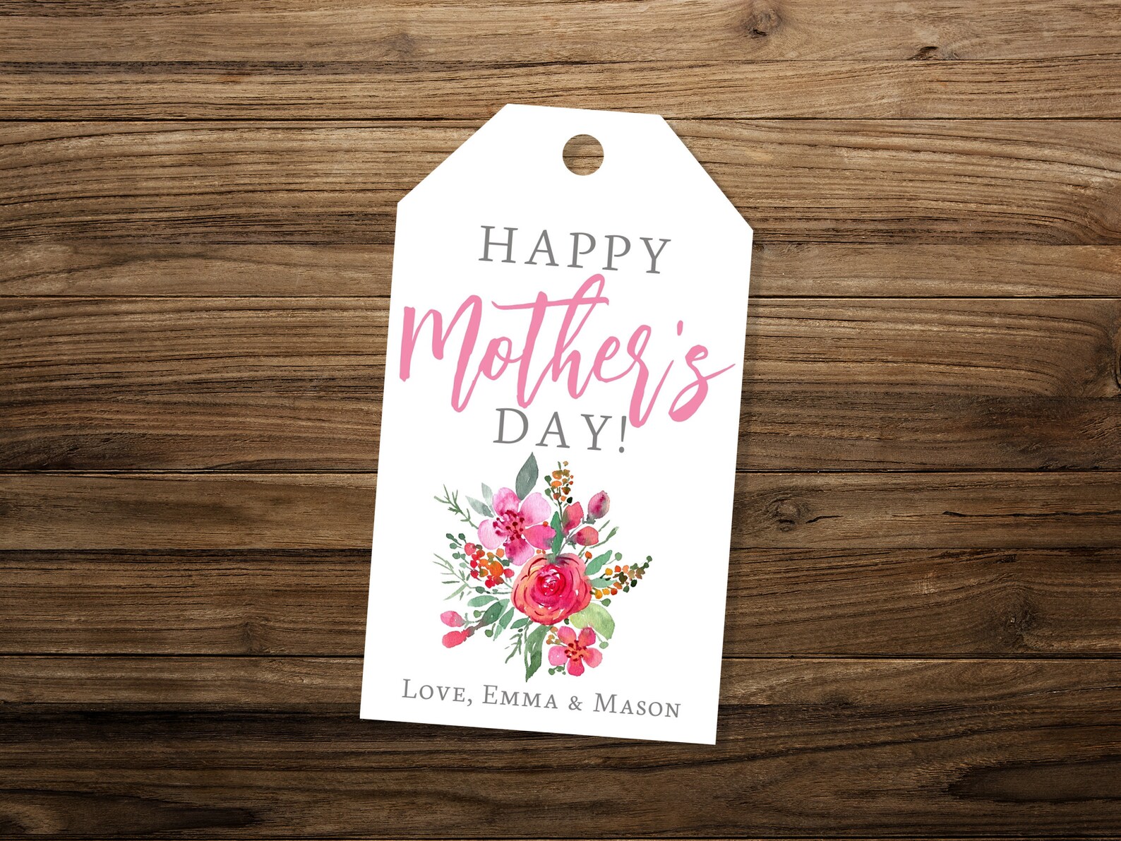 Editable Mother's Day Gift Tags Printable Cookie Tag | Etsy