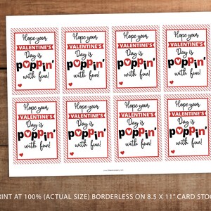 Valentine's Day Gift Tag Printable for Pop It Fidget Toy Popcorn Treat ...