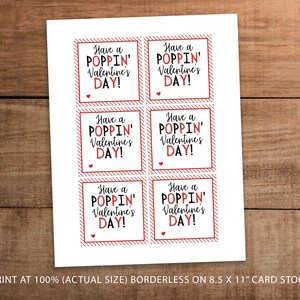 Have a Poppin' Valentine's Day Gift Tag Printable Pop It Fidget Toy ...