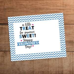 A Little Treat for Someone Sweet Valentines Day Gift Tag Card Printable ...