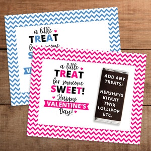 A Little Treat for Someone Sweet Valentines Day Gift Tag Card Printable ...